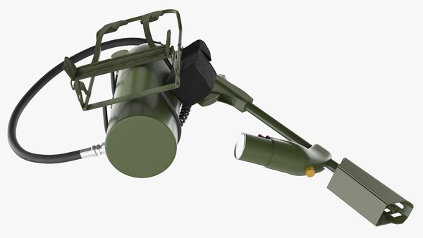 Throwflame xl18 flamethrower flame 3D model - TurboSquid 1640194