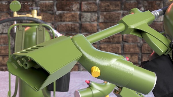 Throwflame xl18 flamethrower flame 3D model - TurboSquid 1640194