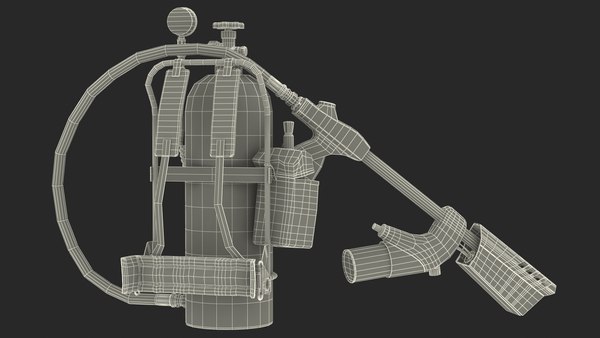 Throwflame xl18 flamethrower flame 3D model - TurboSquid 1640194