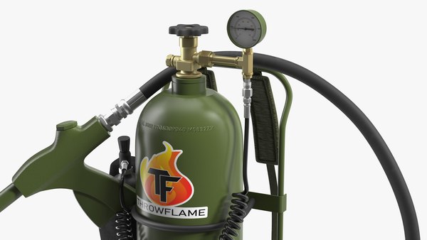 Throwflame xl18 flamethrower flame 3D model - TurboSquid 1640194