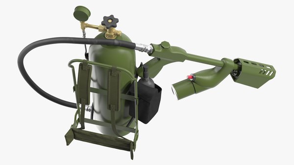 Throwflame xl18 flamethrower flame 3D model - TurboSquid 1640194