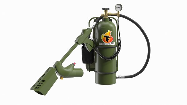 Throwflame xl18 flamethrower flame 3D model - TurboSquid 1640194
