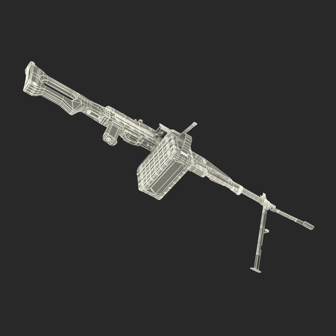 3d Model Russian Light Machine Gun