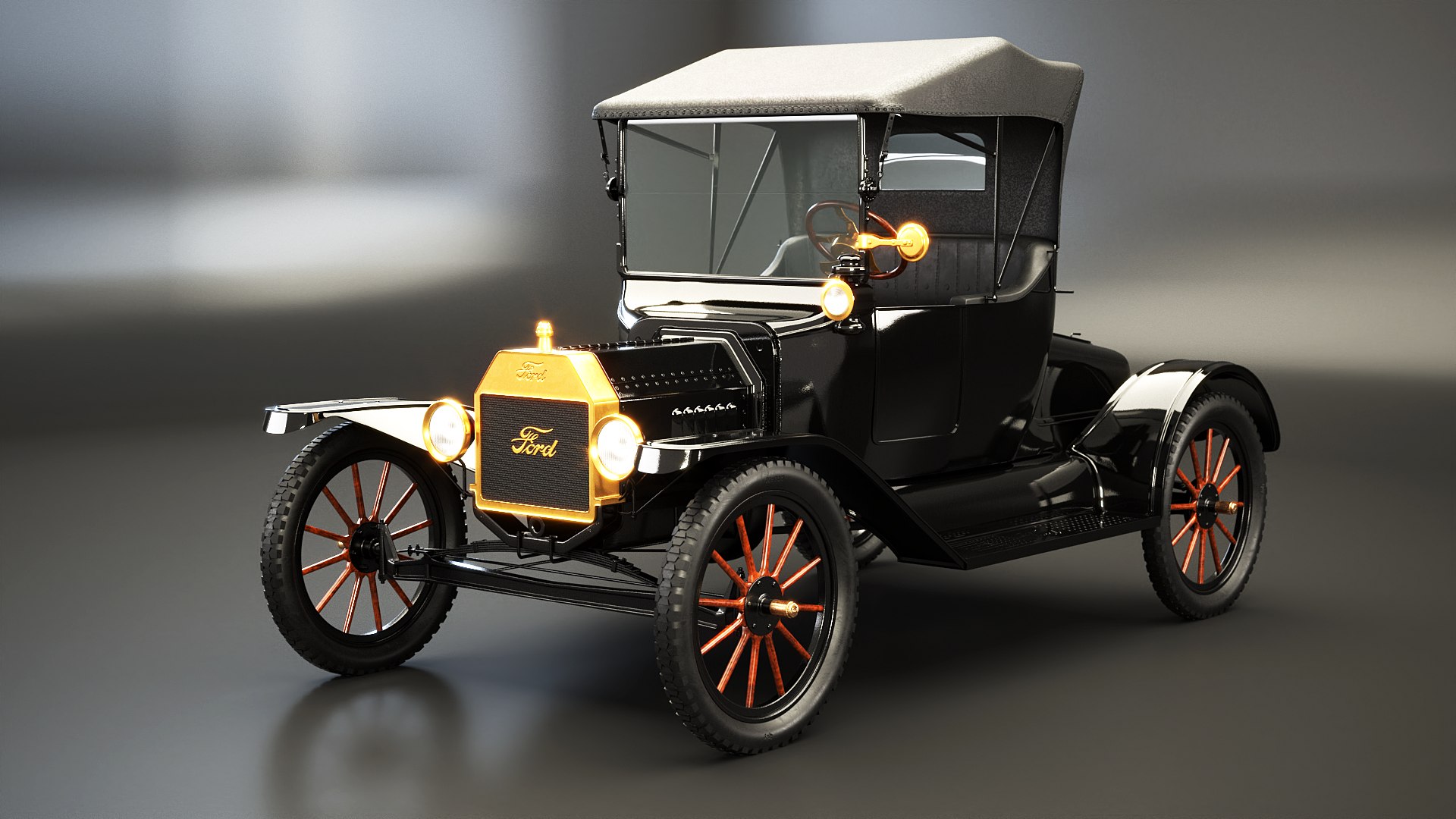 3D Ford T Roadster 1915 - TurboSquid 2266759