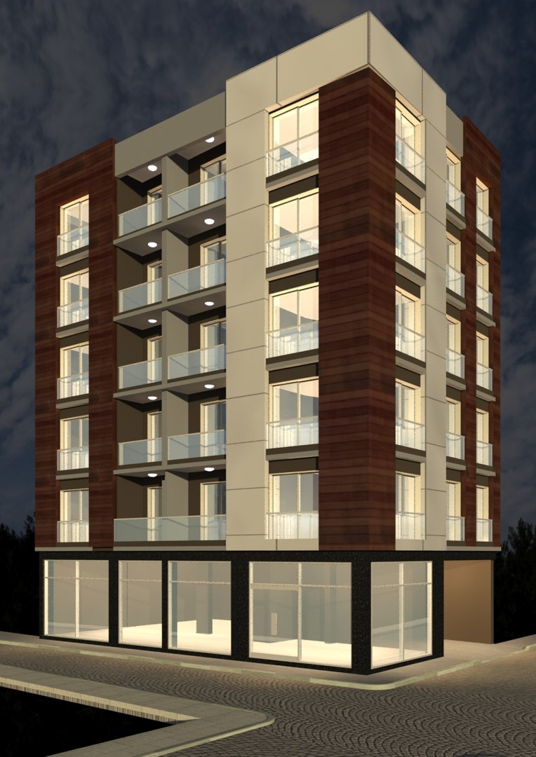 3D Modern Apartment Model - TurboSquid 1224248