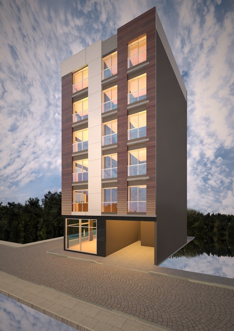 3D Modern Apartment Model - TurboSquid 1224248