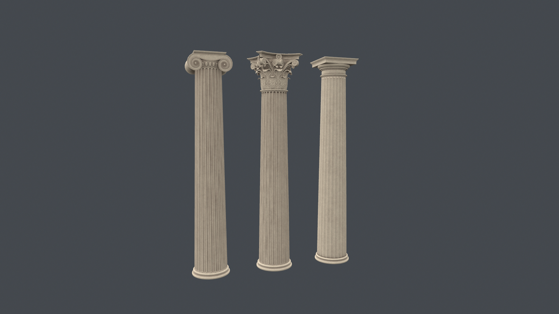Greek Columns Doric Ionic Corinthian