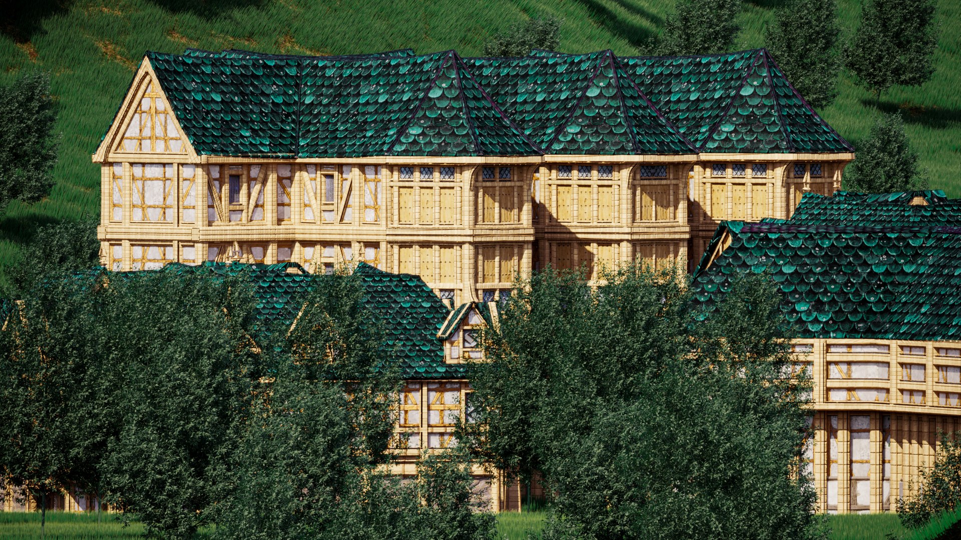 3D BIG Fantasy House Pack 2 - TurboSquid 1833413