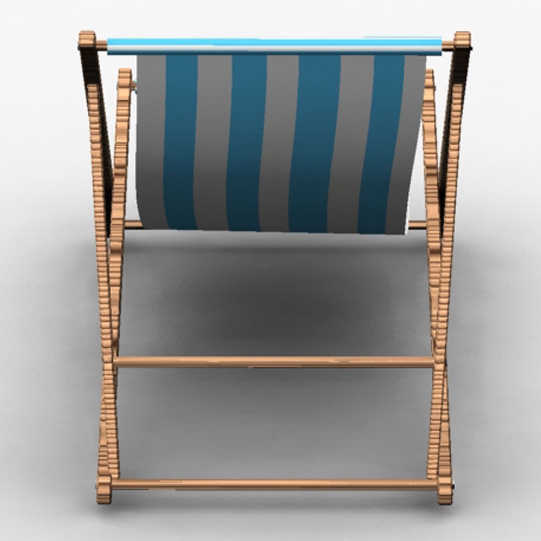 3d Model Beach Chair