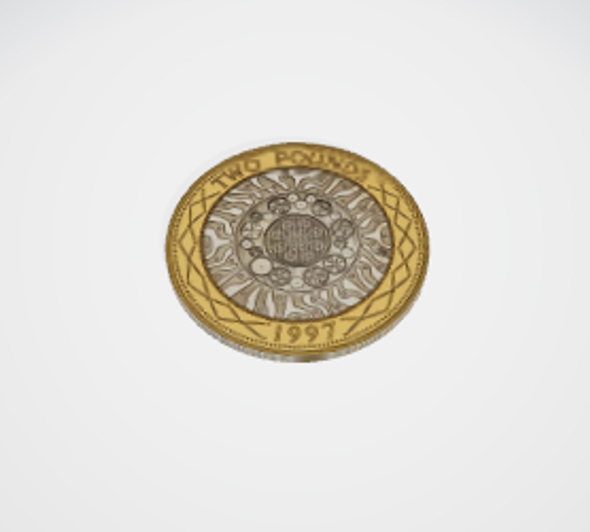 Free 3D Pound Coin - TurboSquid 1503975