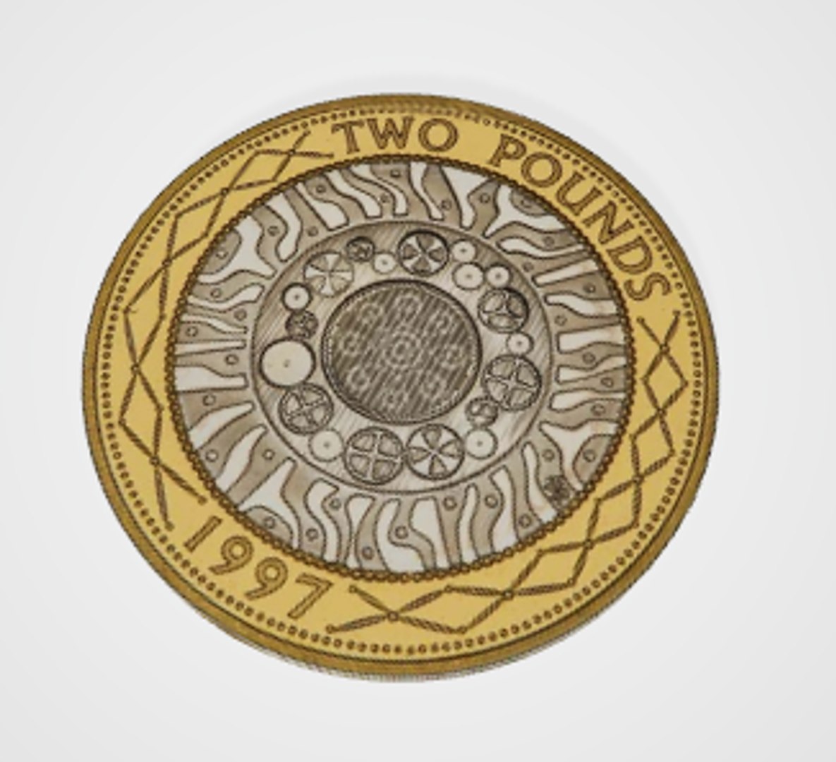 Free 3D Pound Coin - TurboSquid 1503975