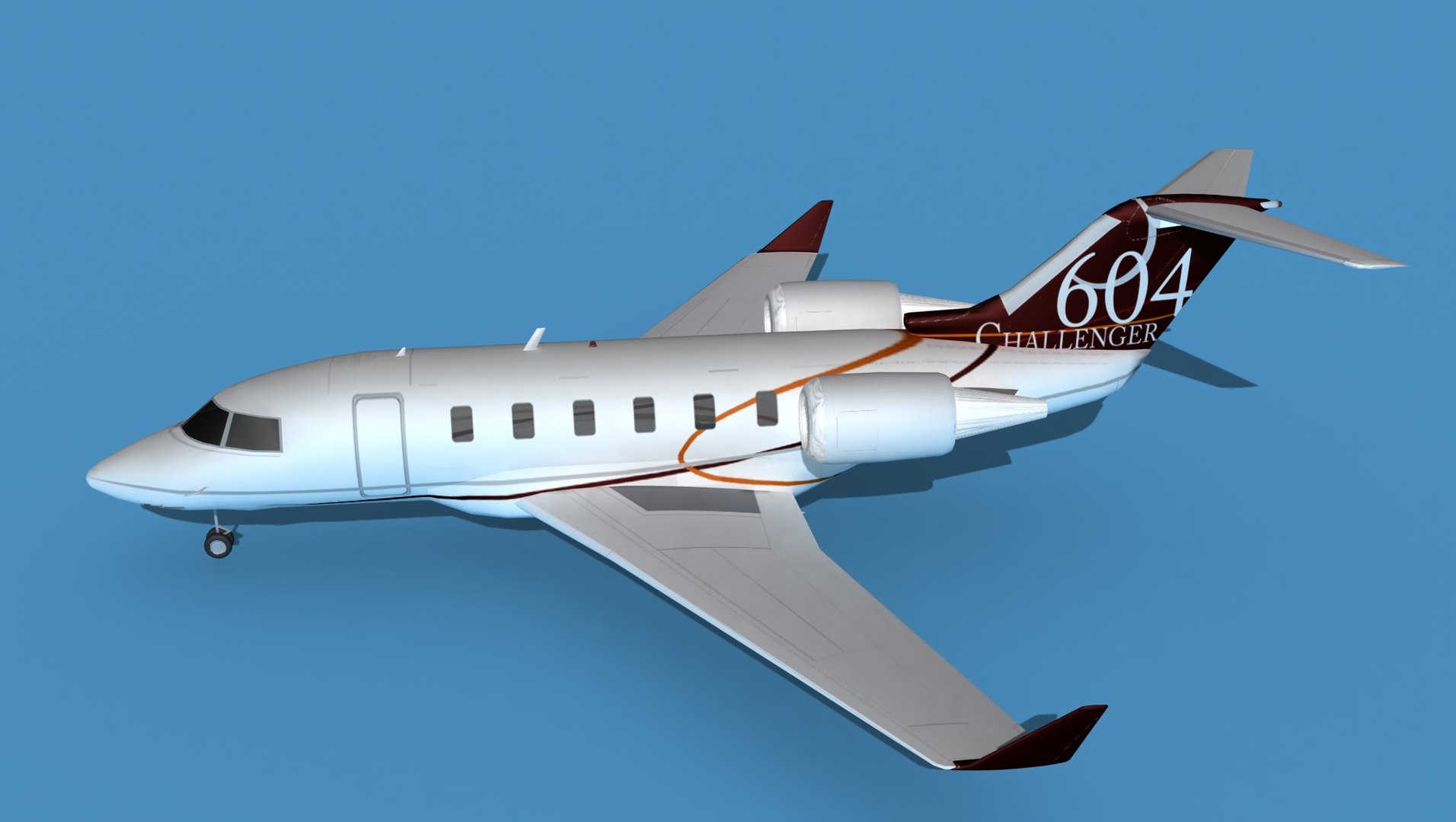 3D Bombardier CL604 Challenger V01 - TurboSquid 1913562