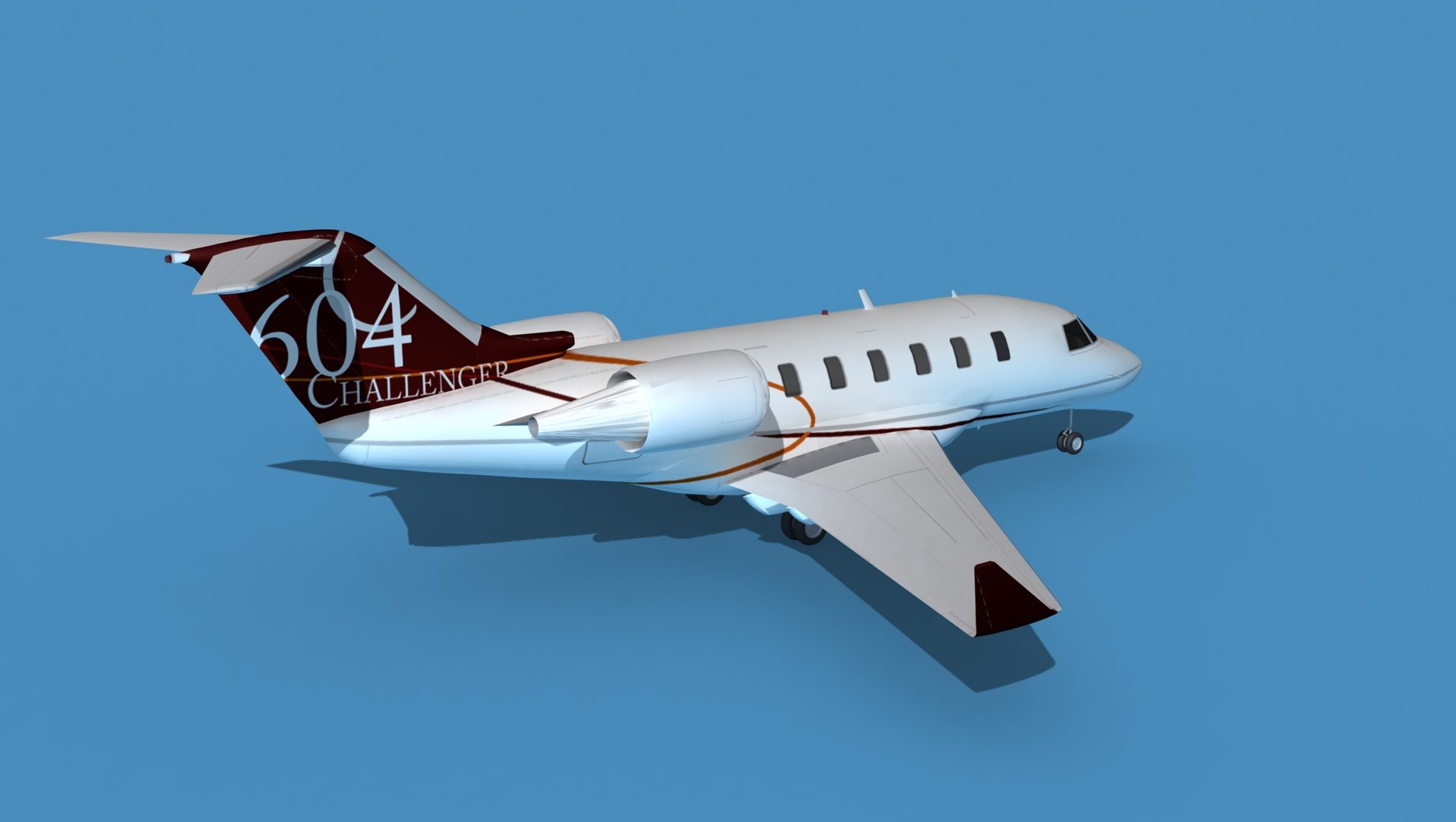 3D Bombardier CL604 Challenger V01 - TurboSquid 1913562
