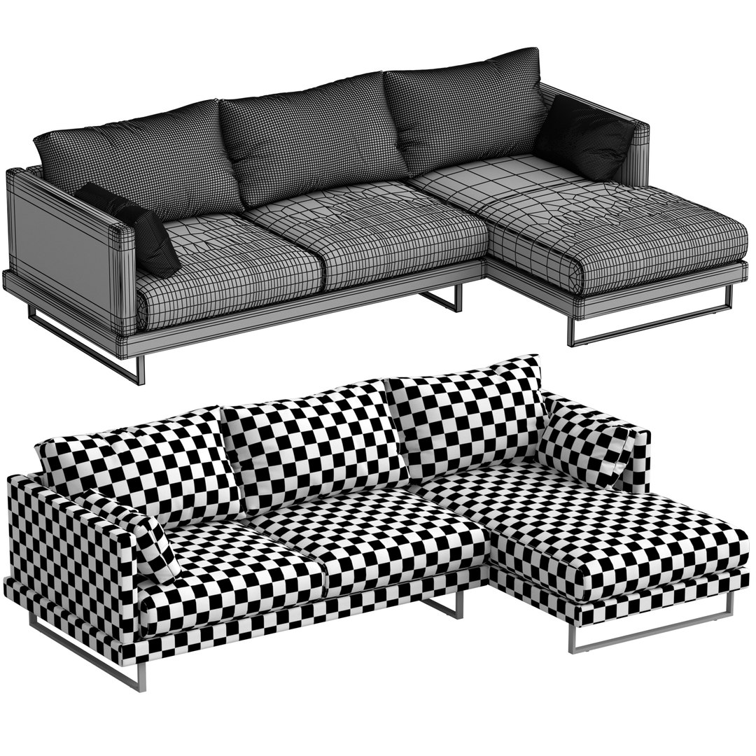 3D Temple And Webster Zanda Sofa Model - TurboSquid 2165912