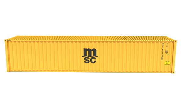modelo 3d Contenedor de envío MSC - TurboSquid 1616050