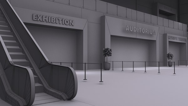 3D e-lobby congress - TurboSquid 1711895