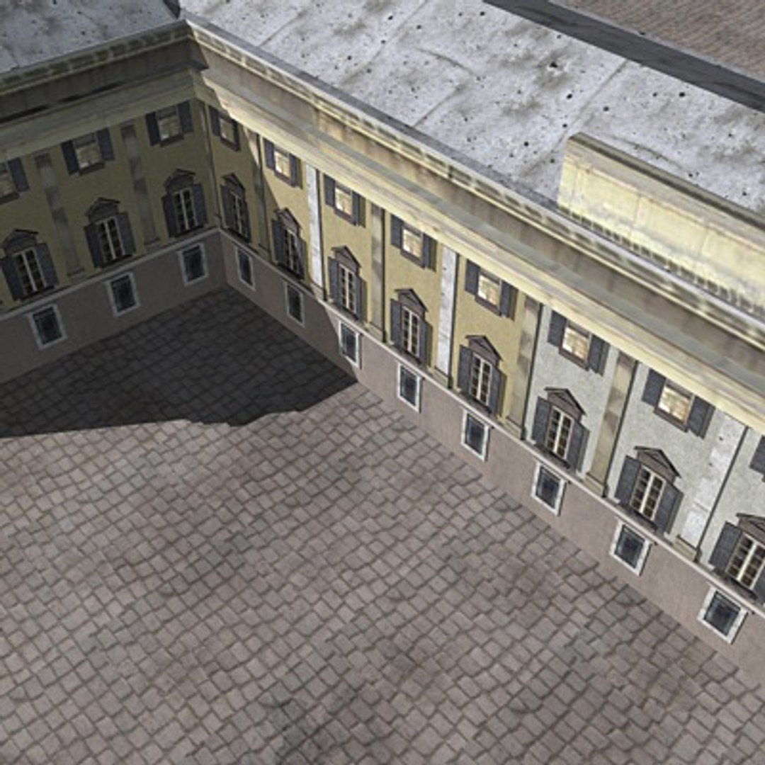 3d Royal Palace Baroque Model