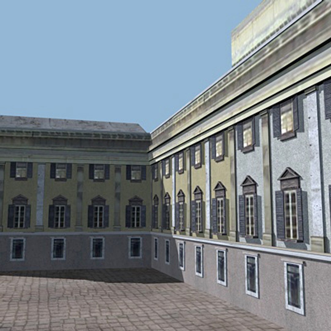 3d Royal Palace Baroque Model
