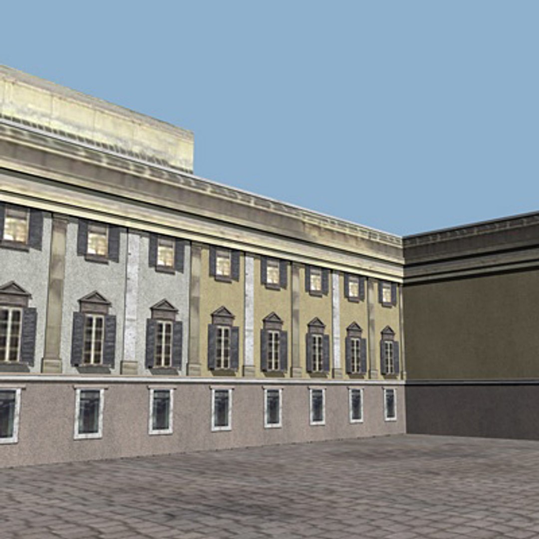 3d Royal Palace Baroque Model