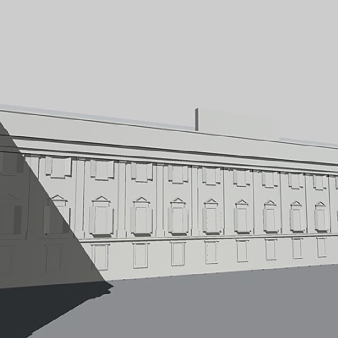 3d Royal Palace Baroque Model