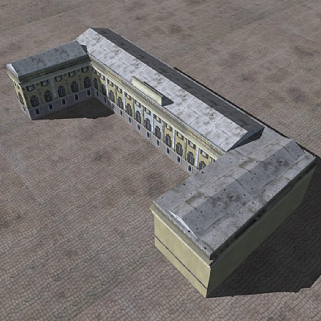 3d Royal Palace Baroque Model