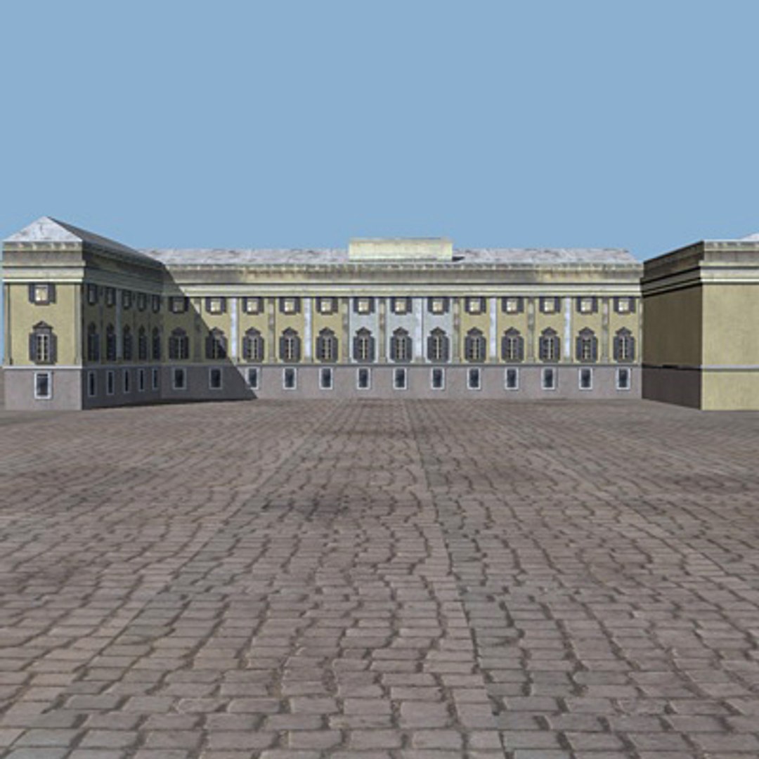 3d Royal Palace Baroque Model