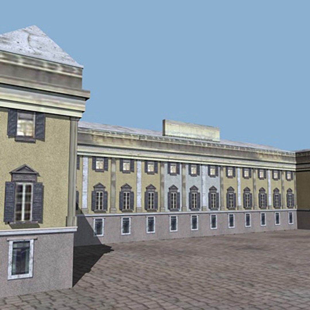3d Royal Palace Baroque Model