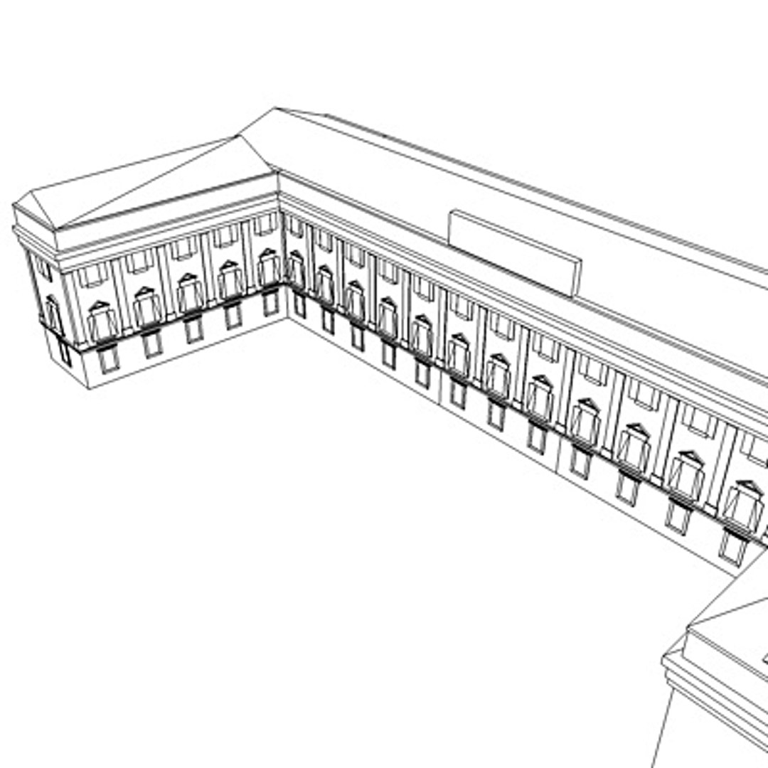 3d Royal Palace Baroque Model