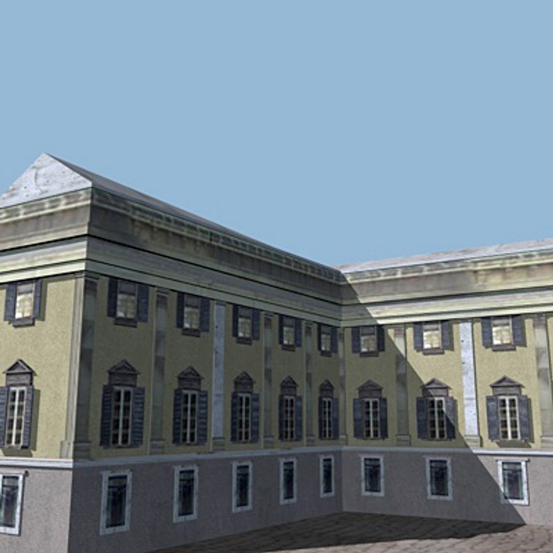 3d Royal Palace Baroque Model