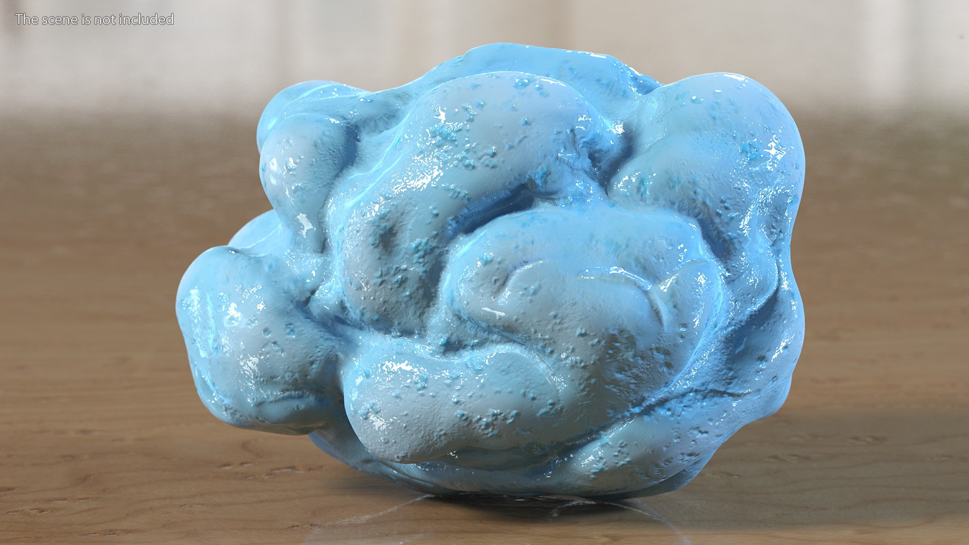 Blue Chewed Gum 3D Model - TurboSquid 1830839