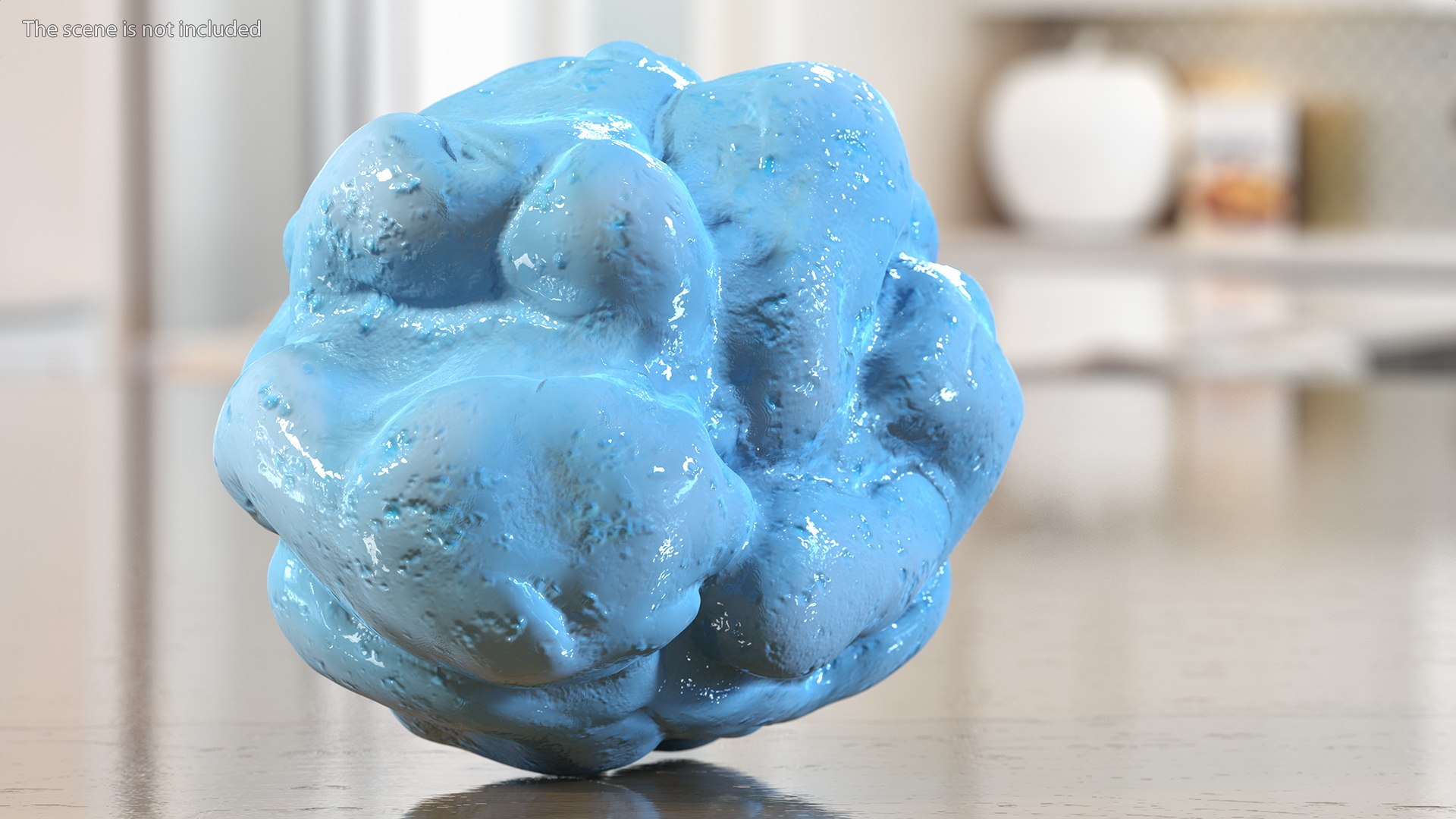 Blue Chewed Gum 3D Model - TurboSquid 1830839