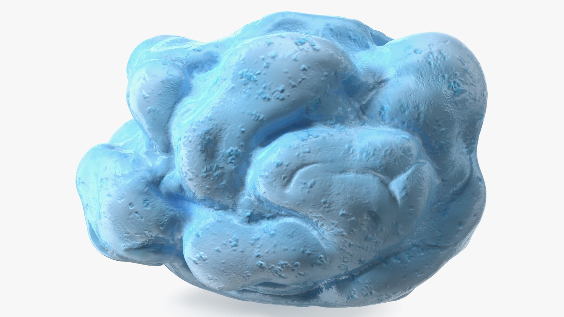 Blue Chewed Gum 3D model - TurboSquid 1830839