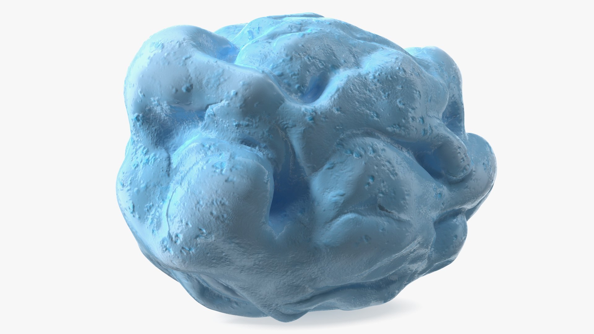 Blue Chewed Gum 3D Model - TurboSquid 1830839