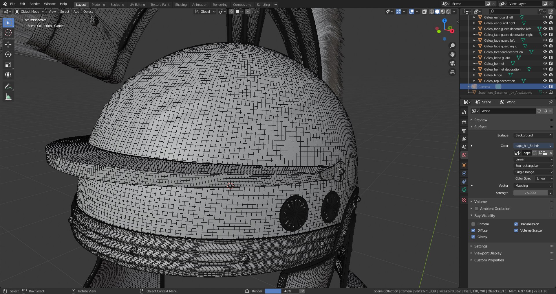 Ancient Roman Galea Model - TurboSquid 1530435