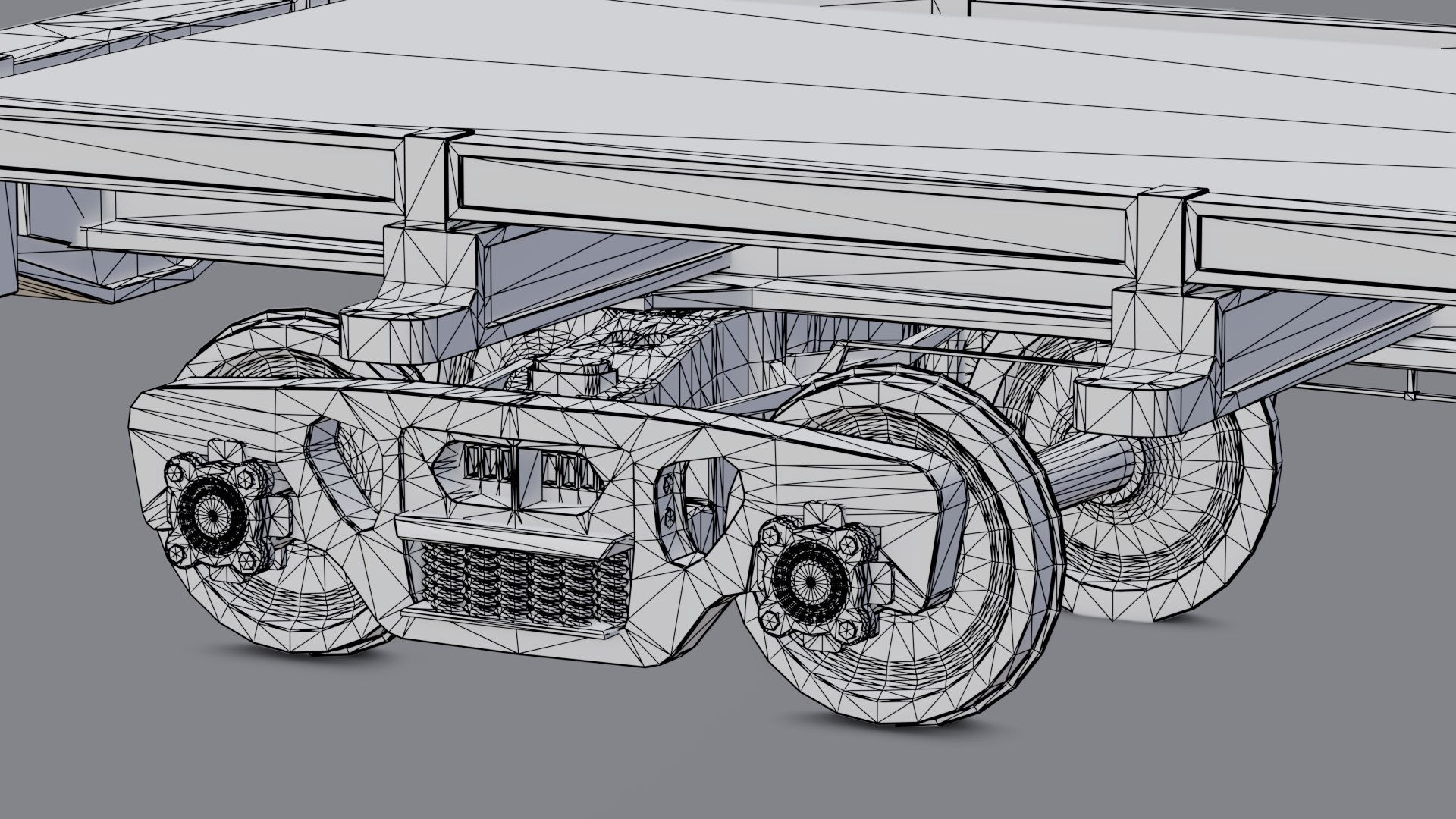Platform Wagon Of Russian Railways Low-poly 3D Model - TurboSquid 1847239