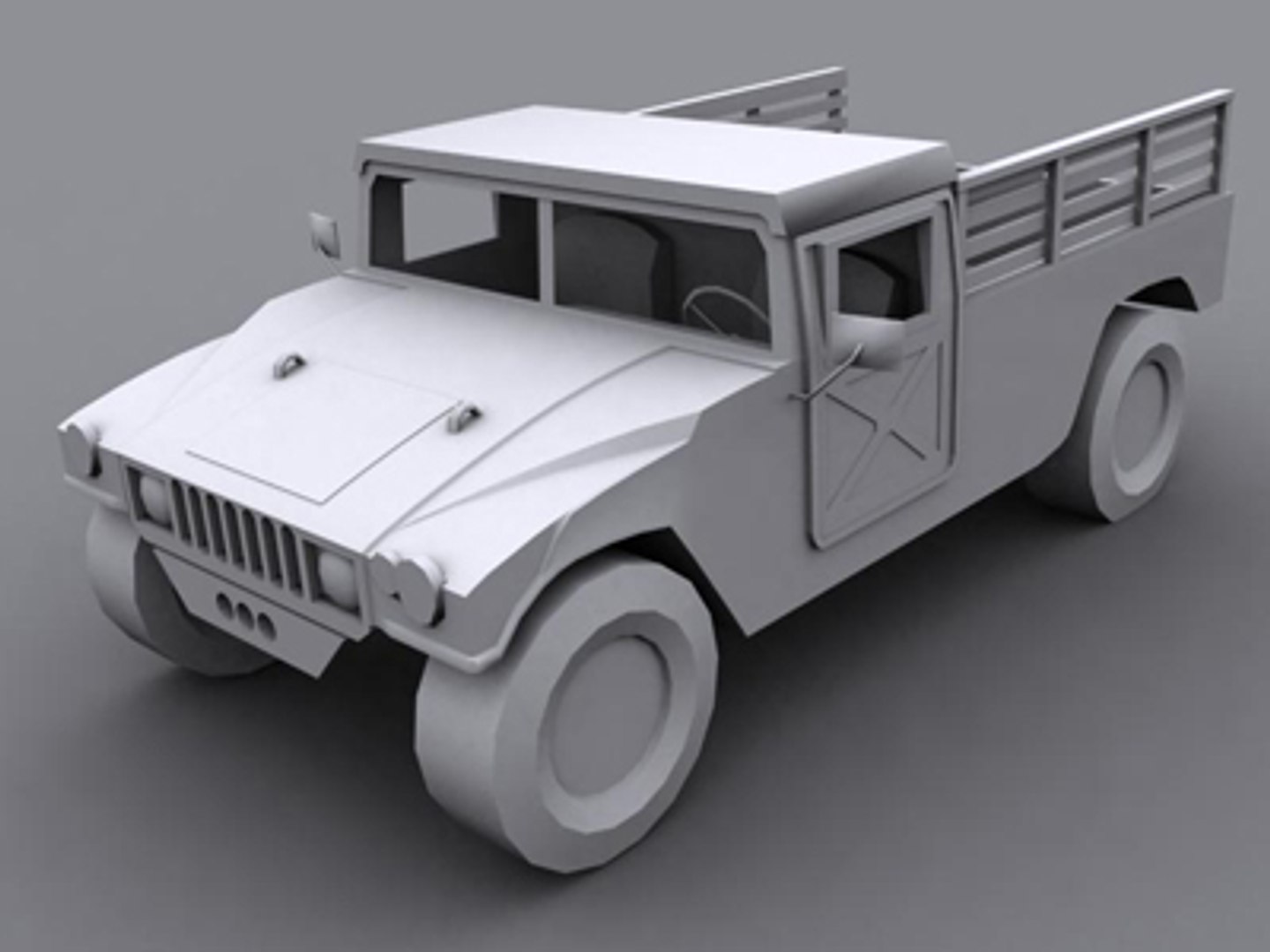 3d Hummer Troop Transport