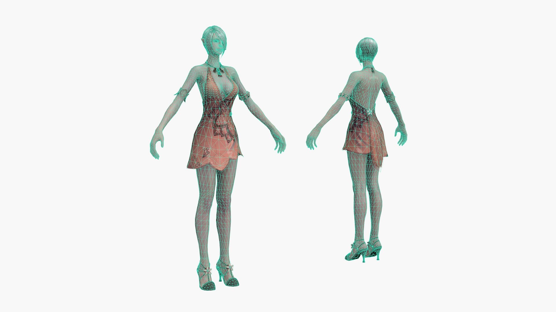 3D Elf Princess V4 Model - TurboSquid 1880888