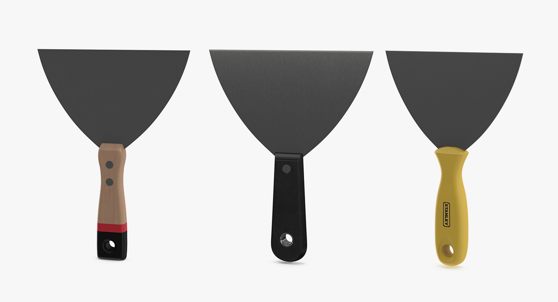 3D Scrapers 6 Inch Collection model - TurboSquid 2005674