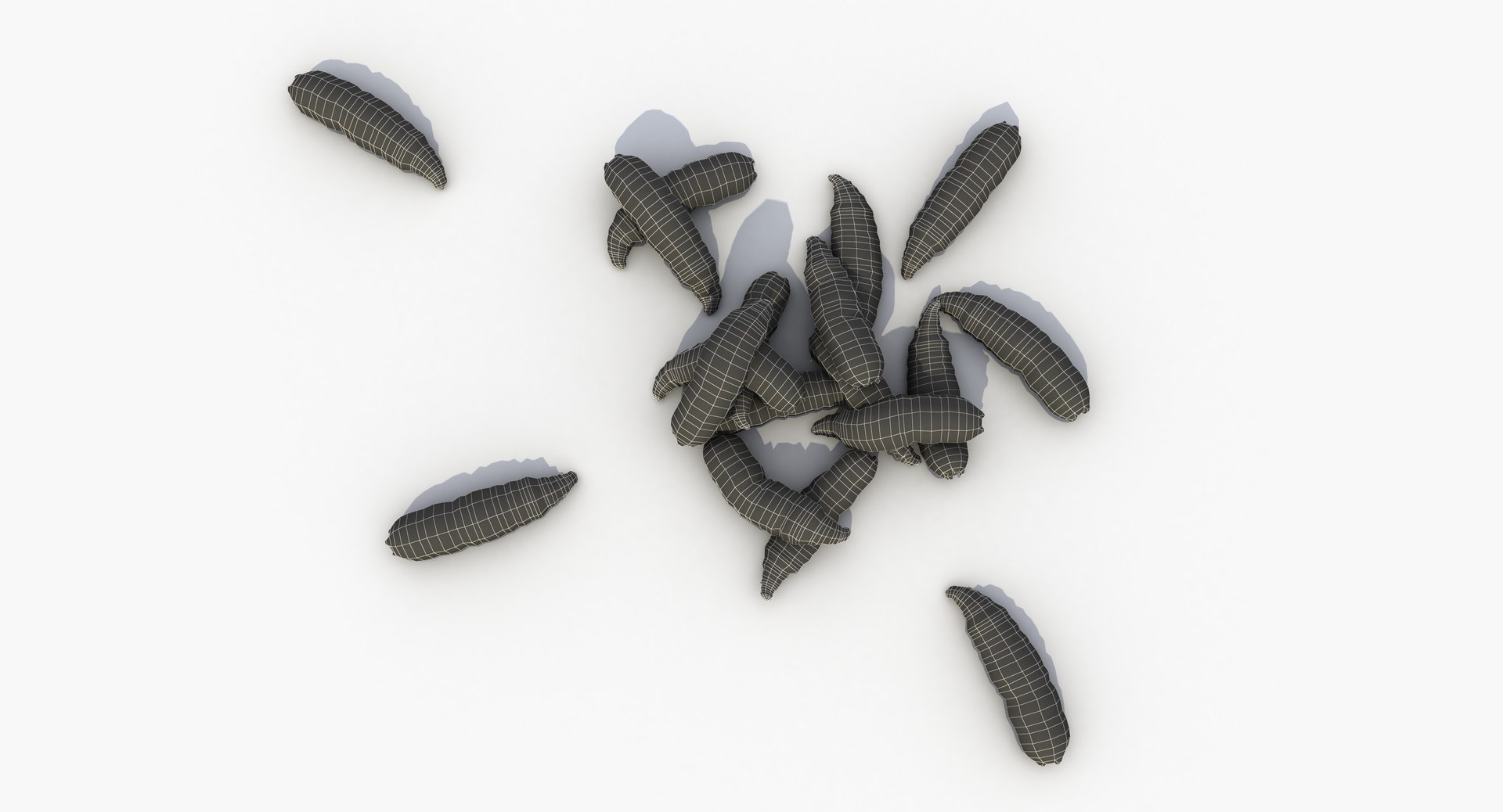 Maggots Modeled 3D Model - TurboSquid 1399515
