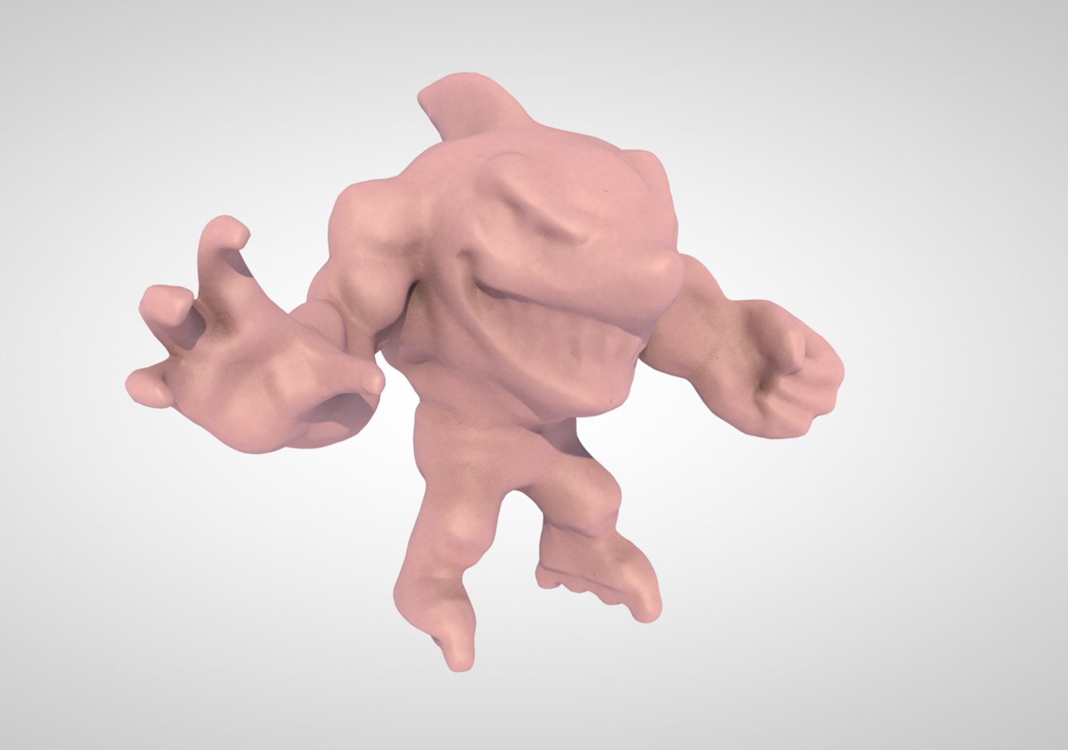 Shark Man Monster Creature 3D - TurboSquid 1456606