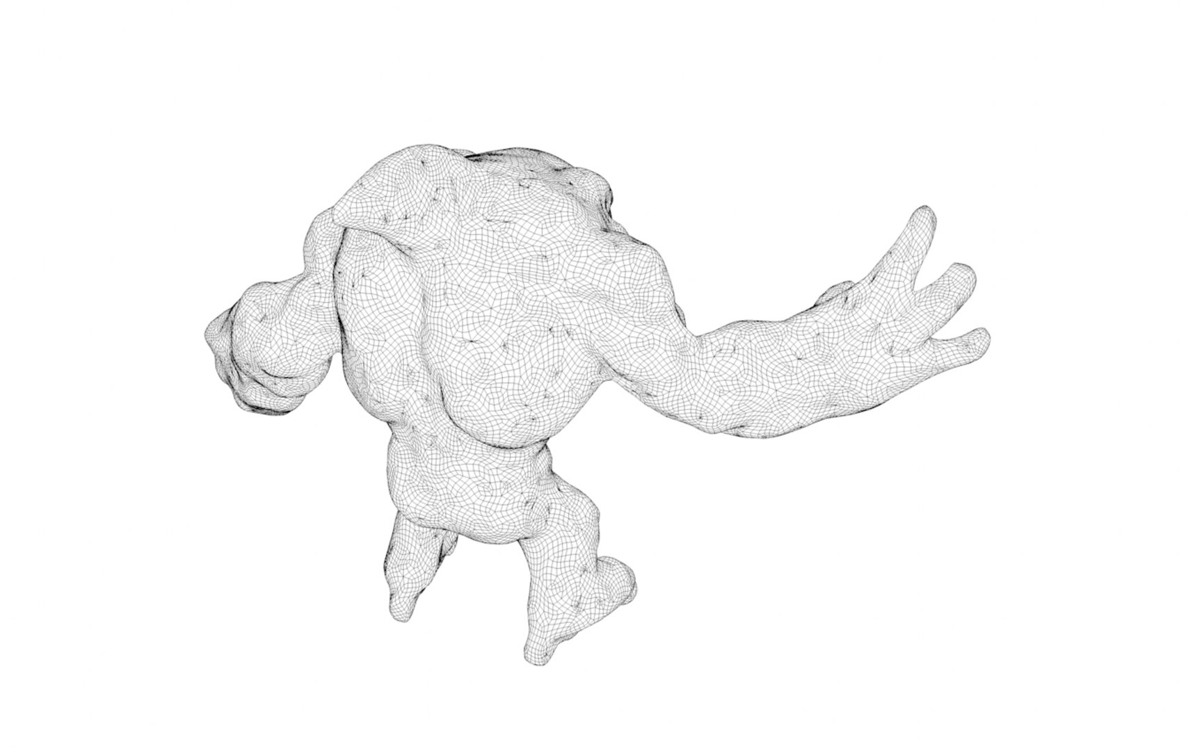 Shark Man Monster Creature 3D - TurboSquid 1456606