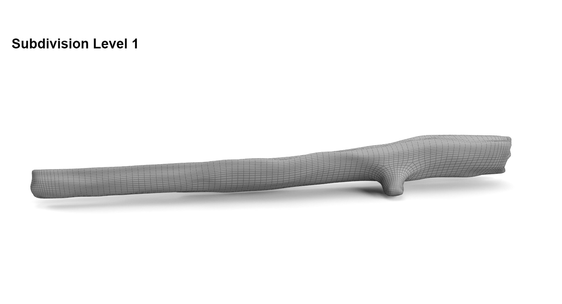 3d Model Realistic Stick