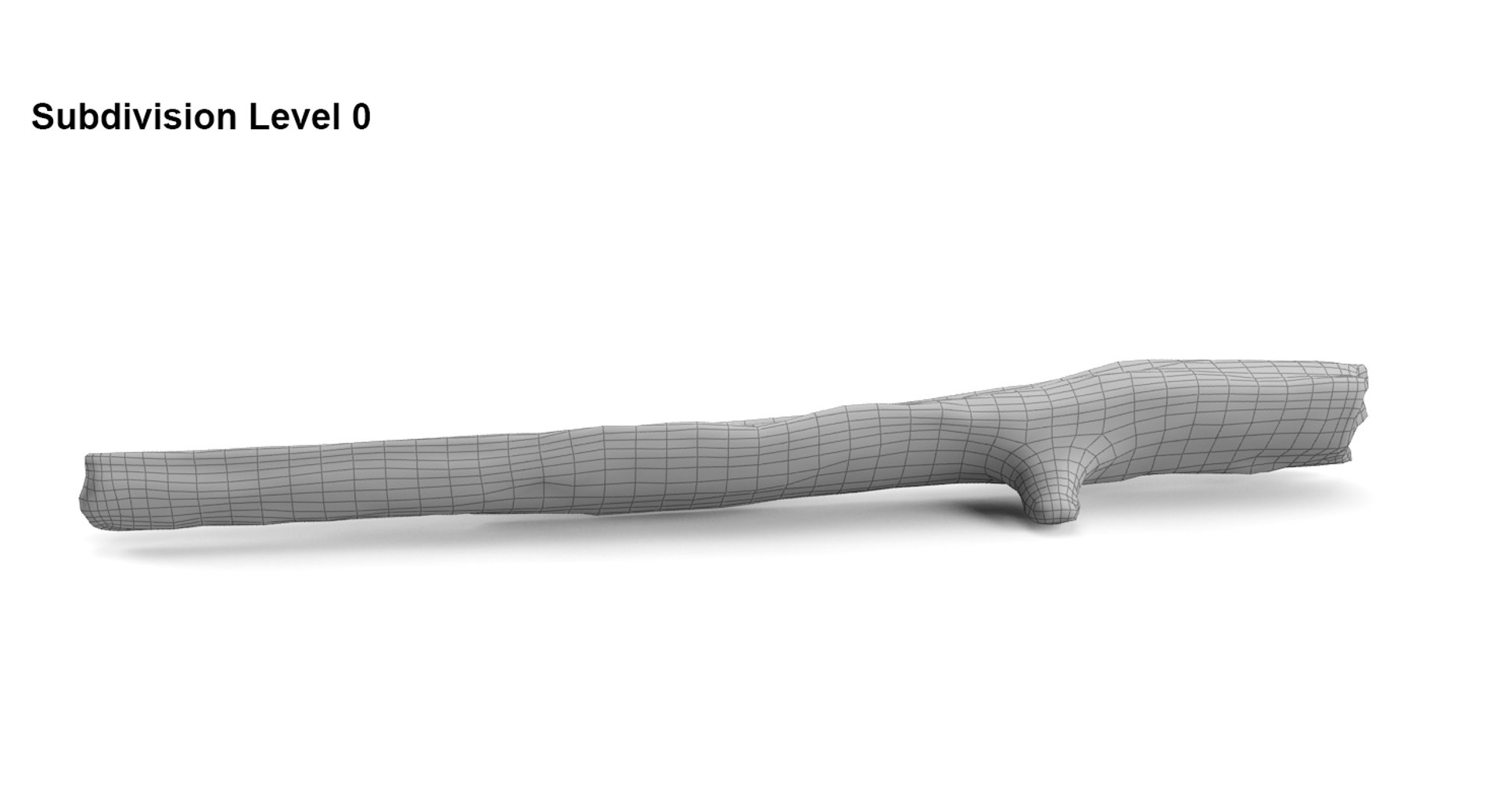 3d Model Realistic Stick