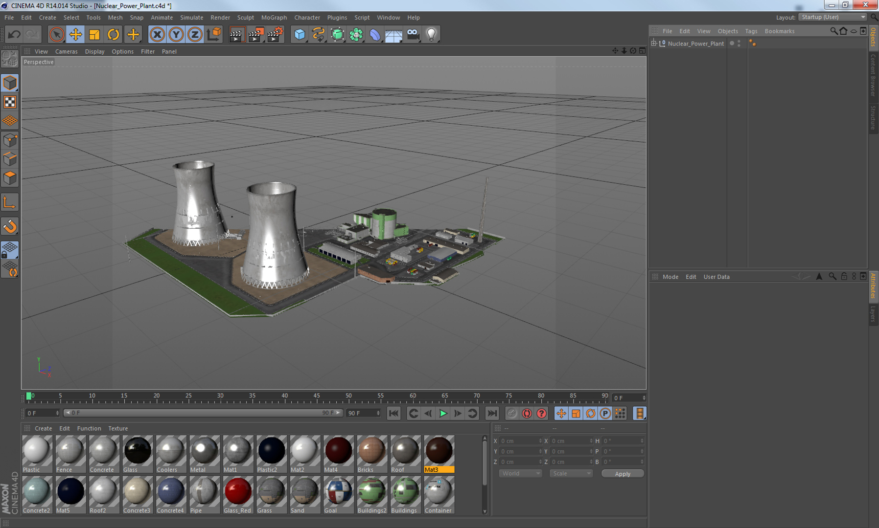modelo 3d Central nuclear - TurboSquid 1250253