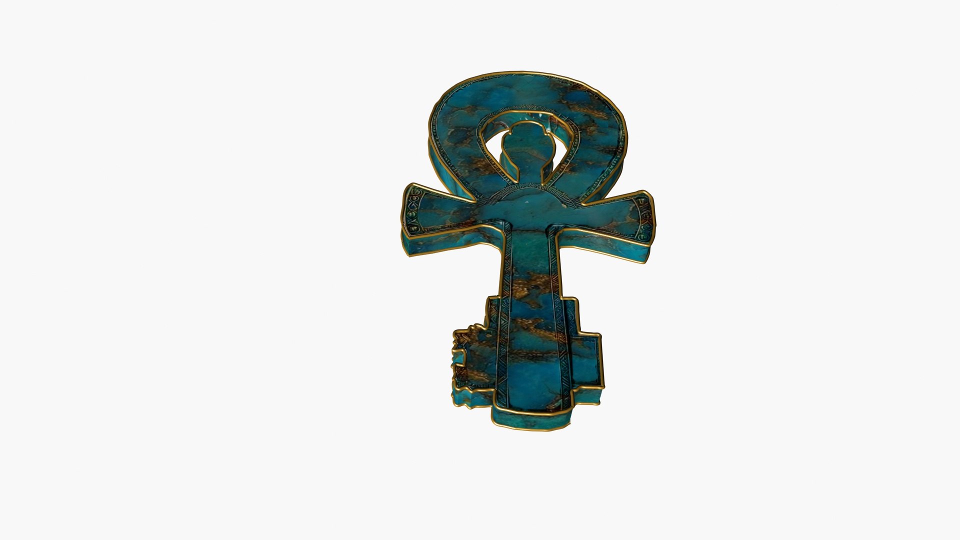 Ankh Egyptian Cross 3D - TurboSquid 2219095