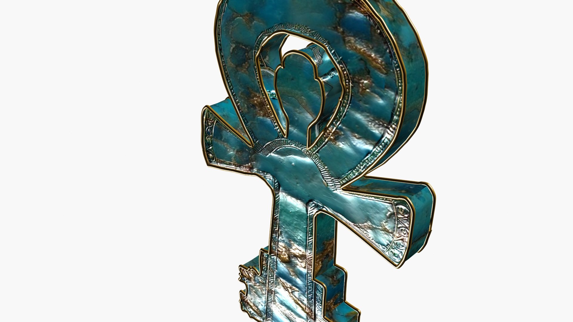 Ankh Egyptian Cross 3D - TurboSquid 2219095