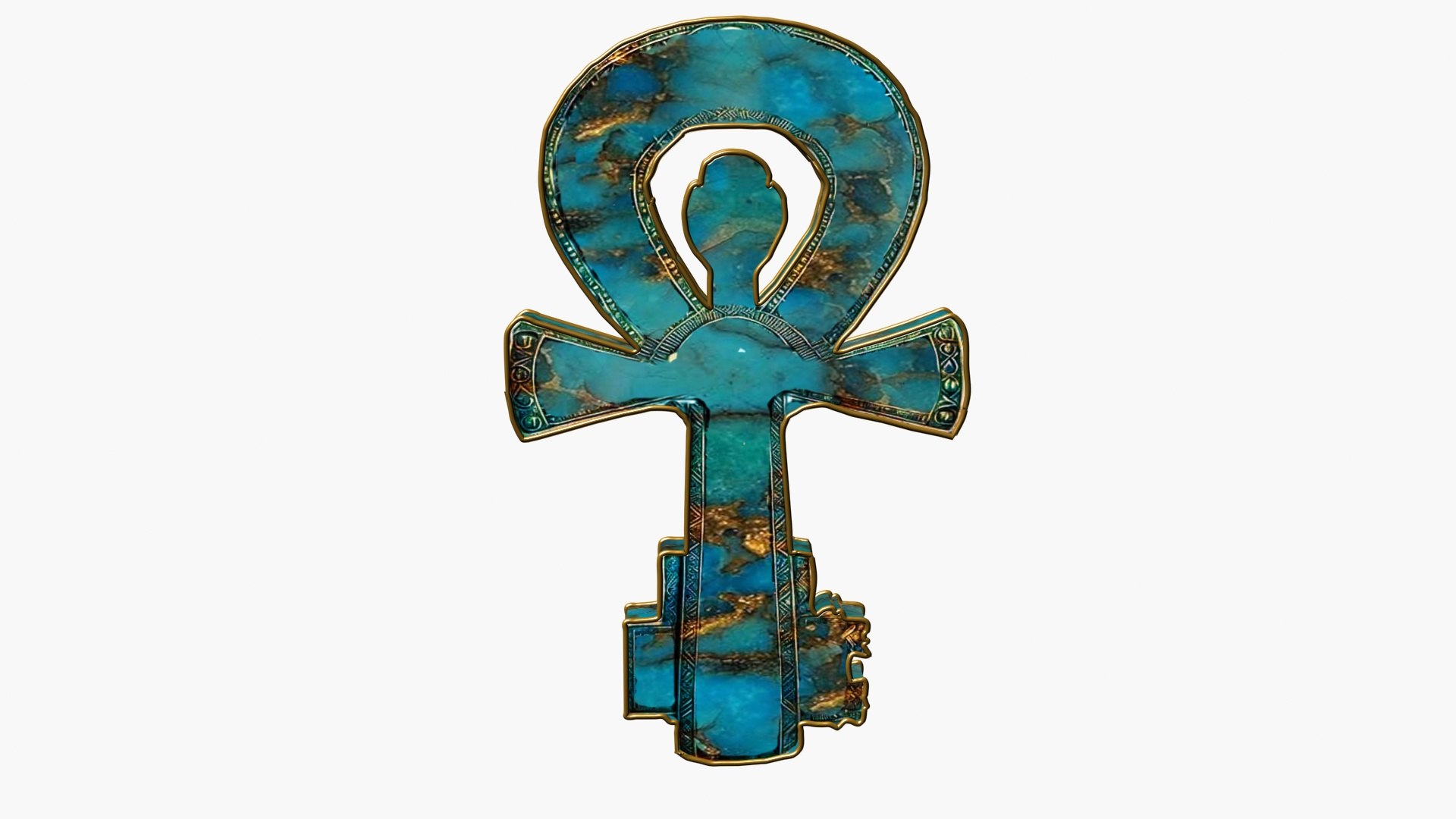 Ankh Egyptian Cross 3D - TurboSquid 2219095