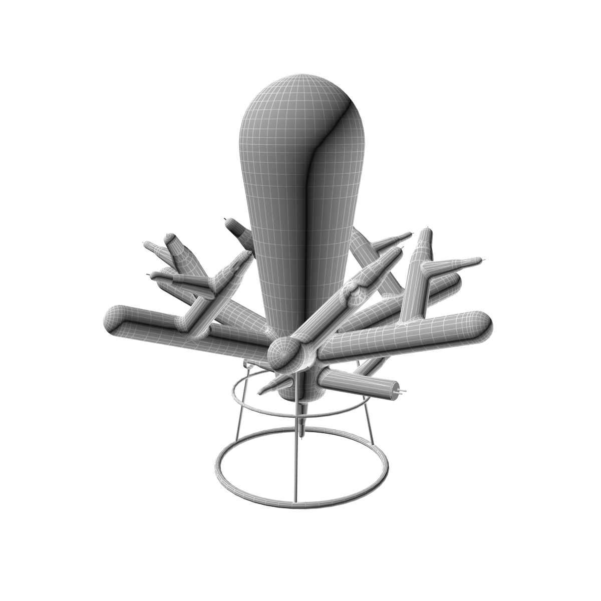 Mercury arc rectifier 3D model - TurboSquid 1233011