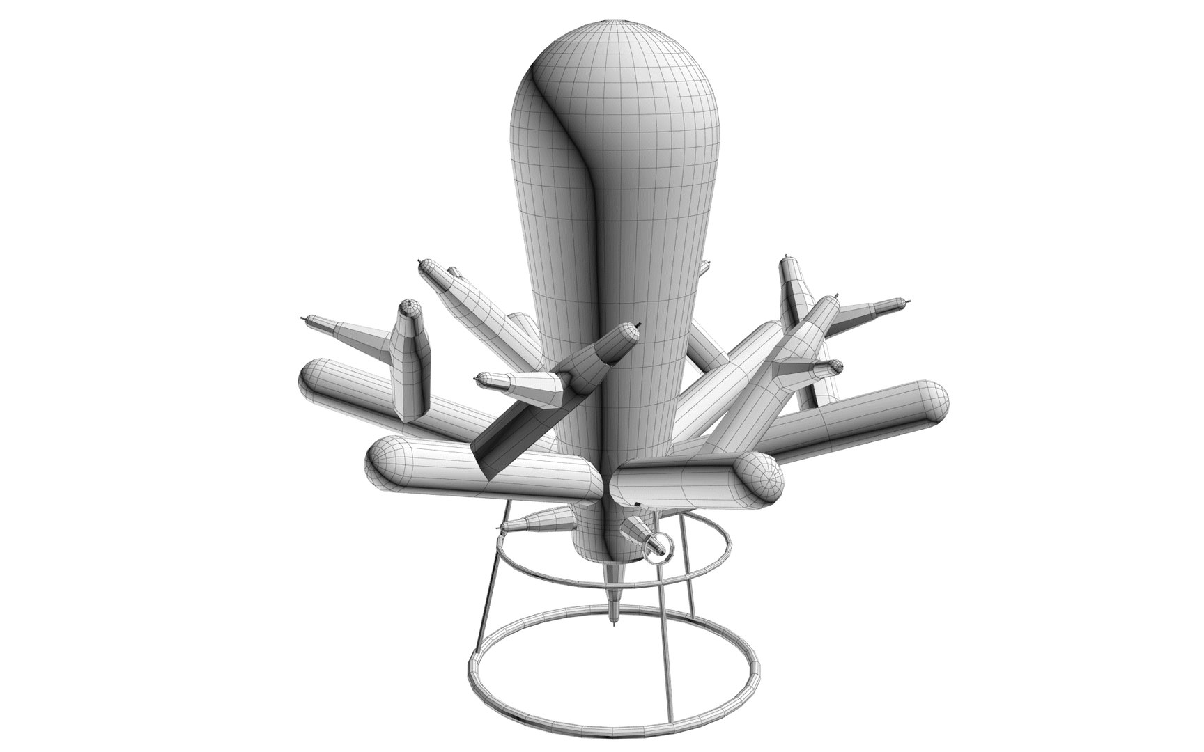 Mercury arc rectifier 3D model - TurboSquid 1233011