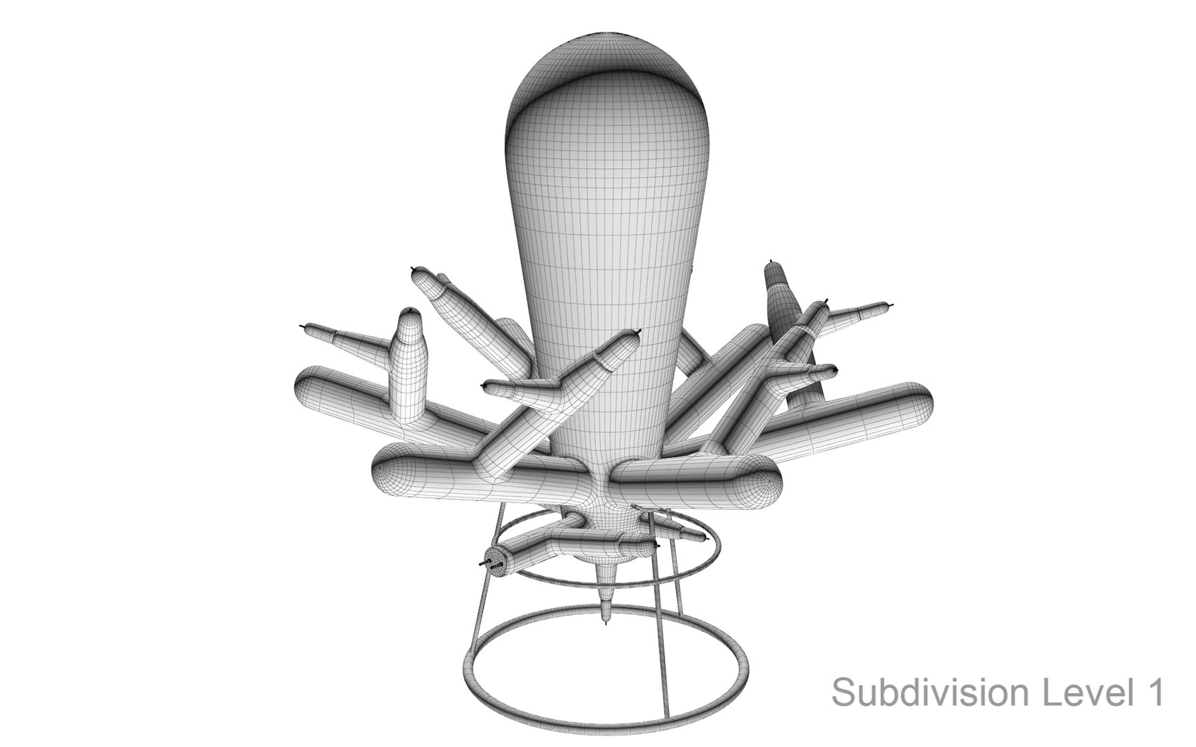 Mercury arc rectifier 3D model - TurboSquid 1233011
